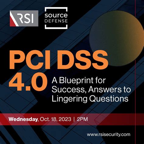 Rsi Security On Linkedin Pci4 Cybersecurity Webinar Compliance Rsisecurity Sourcedefense