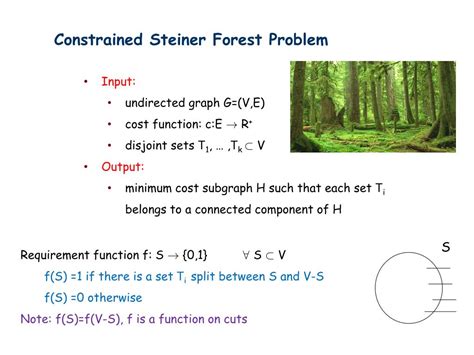 ppt the primal dual method steiner forest powerpoint presentation