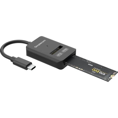 Simplecom Sa506 Nvme Sata Dual Protocol M2 Ssd To Usb Type C Adapter