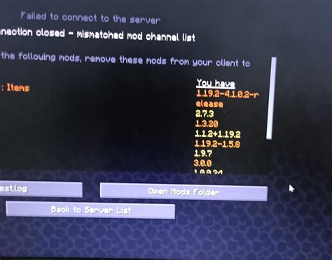 customization with minecraft mod issue technical support