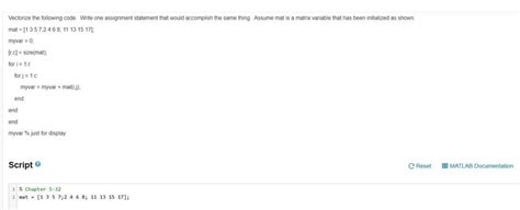 Solved Vectorize The Following Code Write One Assignment