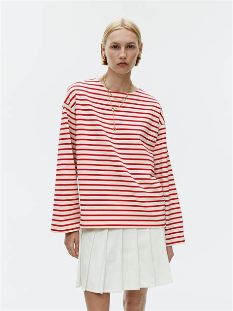 Long Sleeve T Shirt Whitered Arket