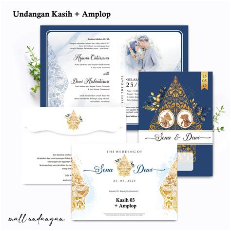 Jual Undangan Amplop Pernikahan Blanko Kangen Undangan Nikah Amplop