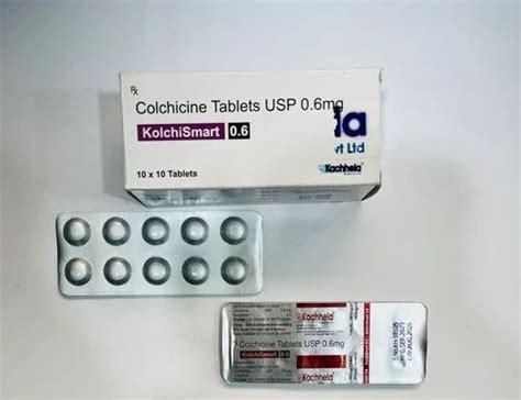 Colchicine Tablet Kolchismart 06 Mg Tablet At ₹ 200strip Zycolchin