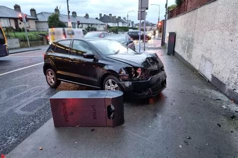 Inexperienced And Unaccompanied Learner Driver Smashes Car Into Bus