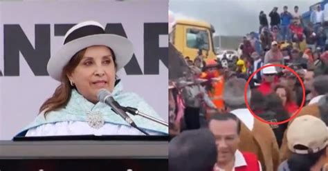 Dina Boluarte Es Agredida E Insultada En Ayacucho Una Mujer Le Jaló El