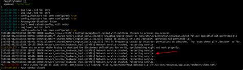 the ubuntu20 04 startup mattermost desktop failed · issue 2234