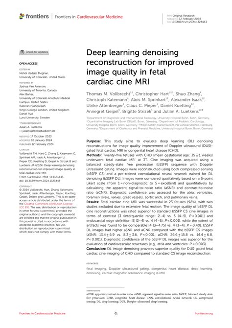 Pdf Deep Learning Denoising Reconstruction For Improved Image Quality