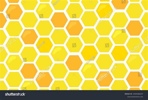 Cute Honey Combo Illustration Background Material Stock Vector Royalty