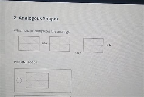 Analogous Shapes Which Shape Completes The Studyx