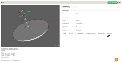 Helical Antenna Simulation Setup CENOS Radio Frequency Docs