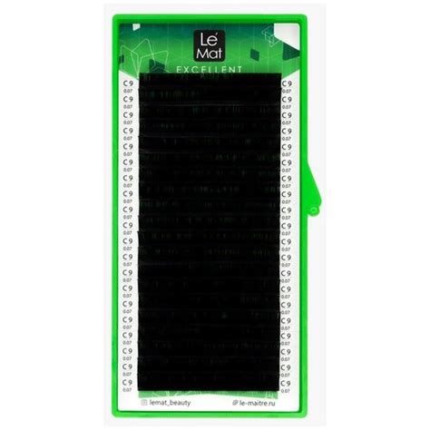 Черные Ресницы (Le Mat) L 0.05 6-13 mm (20 линий) купить за 719 руб ...