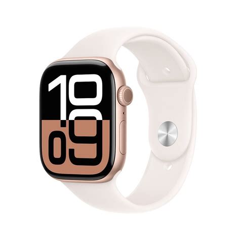 Apple 蘋果 Apple Watch Series 10 Gps 46mm 玫瑰金鋁製錶殼 Pchome 24h購物