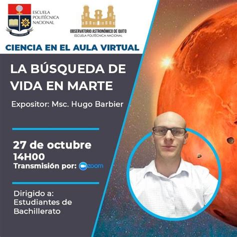Ciencia En El Aula Virtual “la Búsqueda De Vida En Marte