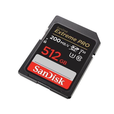 เมมโมรี่การ์ด Sandisk Extreme Pro Sdxc 512gb V30 U3 C10 200mbs R 140mb