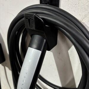 3d Printed Wall Mount For Tesla Mobile Connector Etsy