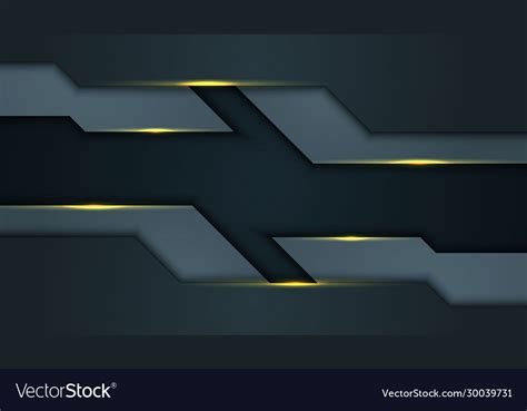 Dark Abstract Background With Black Overlap Vector Image