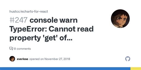 Console Warn Typeerror Cannot Read Property Get Of Undefined · Issue
