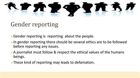 Gender Reporting Ppt
