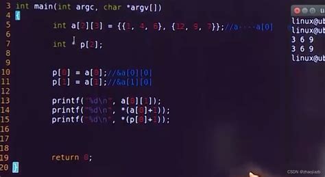 Linux C语言进阶 D10指针数组linux C语言实现指针存放二维数组 Csdn博客