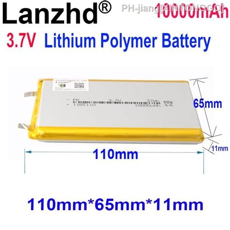 Lithium Polymer Battery 37v 10000mah Power Bank 1 10pcs 37v Li