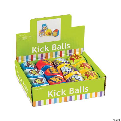 Mini Action Packed Superhero Kick Balls Fun Express