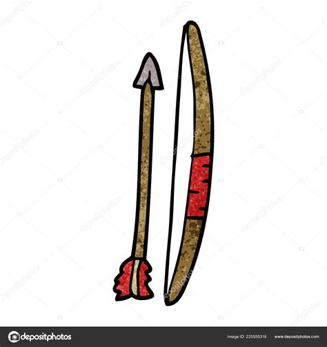 Cartoon Doodle Bow Arrow Stock Vector By ©lineartestpilot 225555318