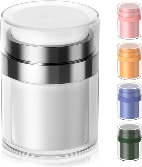 Amazon 2PCS Airless Pump Jar 30ml Container Airless Pump Jar Vacuum Bottle Lotion