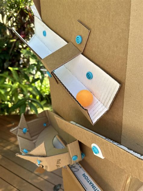 Cardboard Ping Pong Marble Ball Run 4 Steps With Pictures