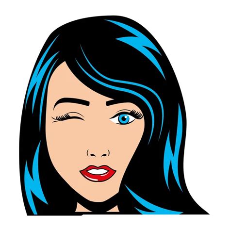 Woman Female Comic Pop Art Stock Vector Image By ©yupiramos 120291106