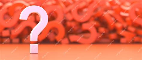 Premium Photo Question Mark Orange Color Question Marks Background
