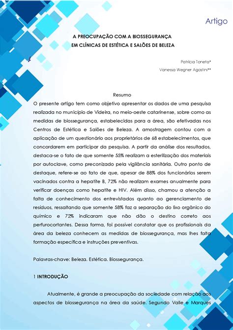 A PreocupaÇÃo Com A BiosseguranÇa Em ClÍnicas Summaries Biosafety