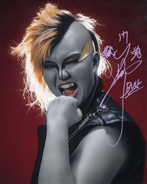 Bull Nakano Signed 8x10 Photo Funhouse Metallic Wrestling Autograph Ww