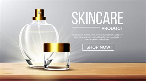 화장품 제품 벡터입니다 향수 에센스입니다 오일 물 향수입니다 병입니다 항아리 3d 분리 된 투명 한 현실 이랑 템플릿 일러스트 3차원 형태에 대한 스톡 벡터 아트 및 기타