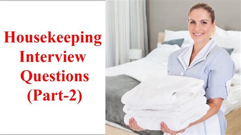 Housekeeping Interview Questions Answers Part 2 YouTube