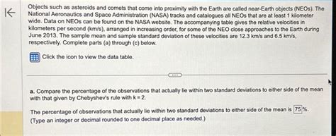 solved k objects such as asteroids and comets that come into