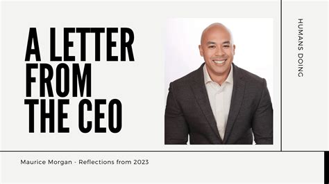 Letter From The Ceo Humans Doing