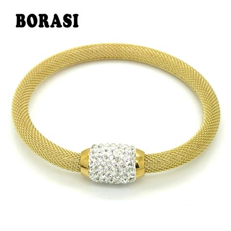 New Designer Fashion Jewelry Bijouterie Rhinestone Bracelets For Women