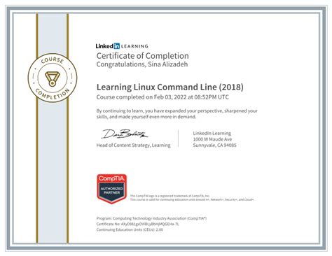 Just Finished The Course “learning Linux Command Line 2018 ” By Scott Simpson Sina Alizadeh