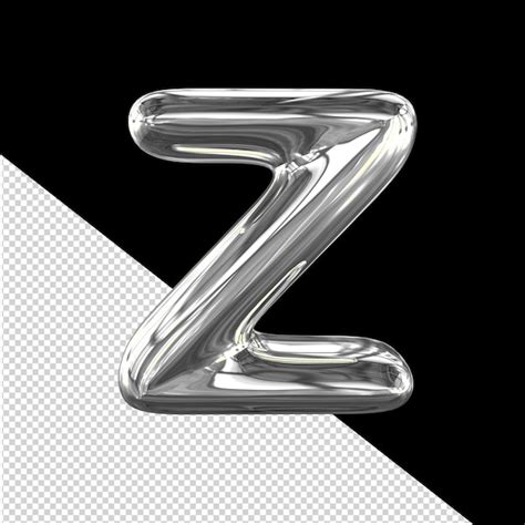 Premium Psd Inflatable Symbol Letter Z
