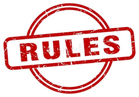 rules stamp stock vector illustration of background 148429540