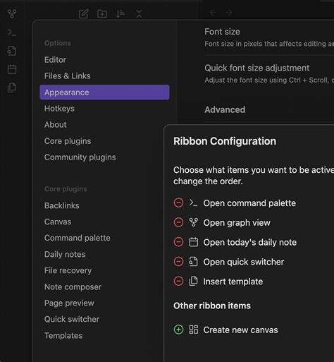Ribbon Menu Manage Order Can Become Incorrect Bug Graveyard Obsidian Forum