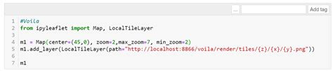 Localtilelayer Jupyter Notebook And Voila · Issue 767 · Jupyter Widgetsipyleaflet · Github