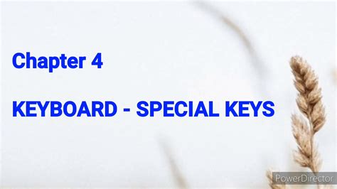 Computer Class 2 Chapter 4 Part 1 Keyboard Special Keys Youtube
