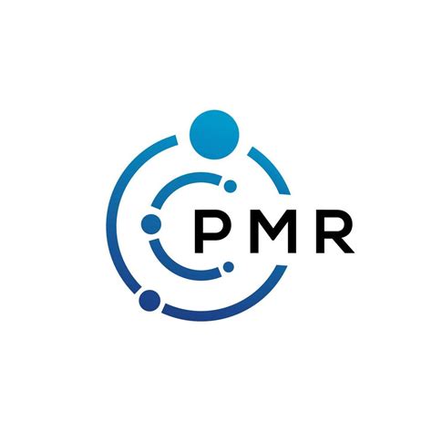Pmr Letter Technology Logo Design On White Background Pmr Creative Initials Letter It Logo