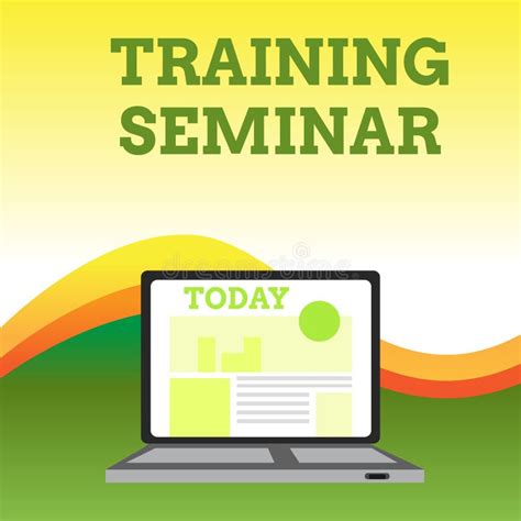Text Sign Showing Training Seminar Conceptual Photo Academic
