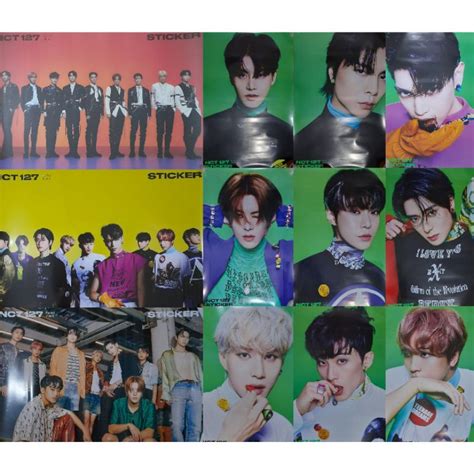 Jual Official Rolled Poster Album NCT 127 Sticker Photobook Pb Sticky