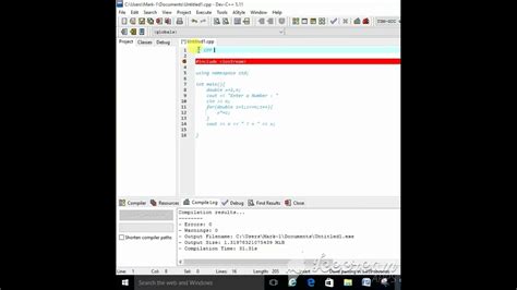 Factorial In C