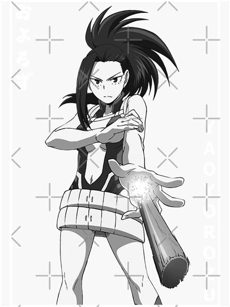 Creati Momo Yaoyorozu およろず My Hero Academia Sticker For Sale By B