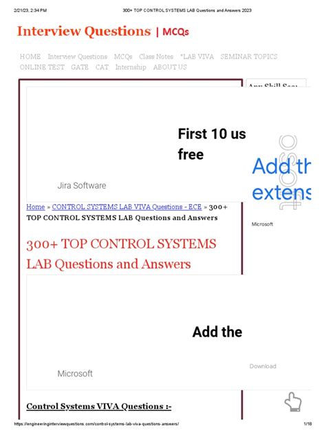 300 top control systems lab questions and answers 2023 download free